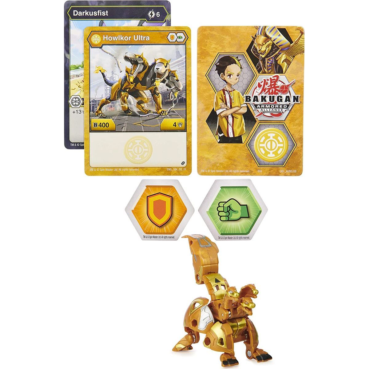 Bakugan ultra balenie s2 Howklor zlatý | 4KIDS.sk