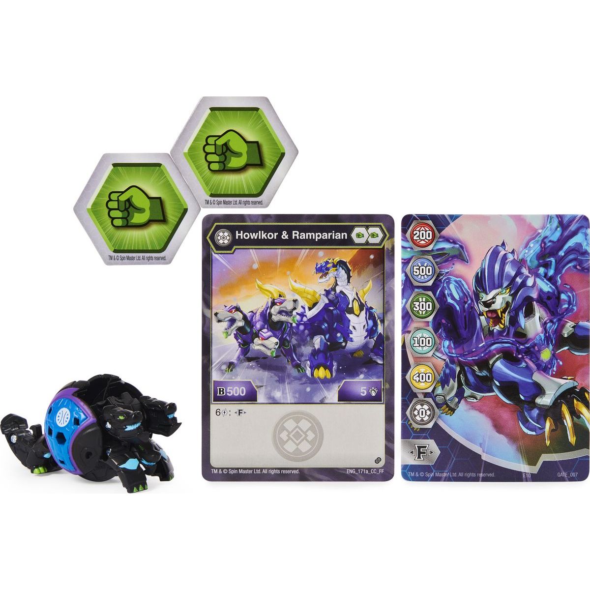 Bakugan základné balenie s2 Howlkor x Ramparian | 4KIDS.sk