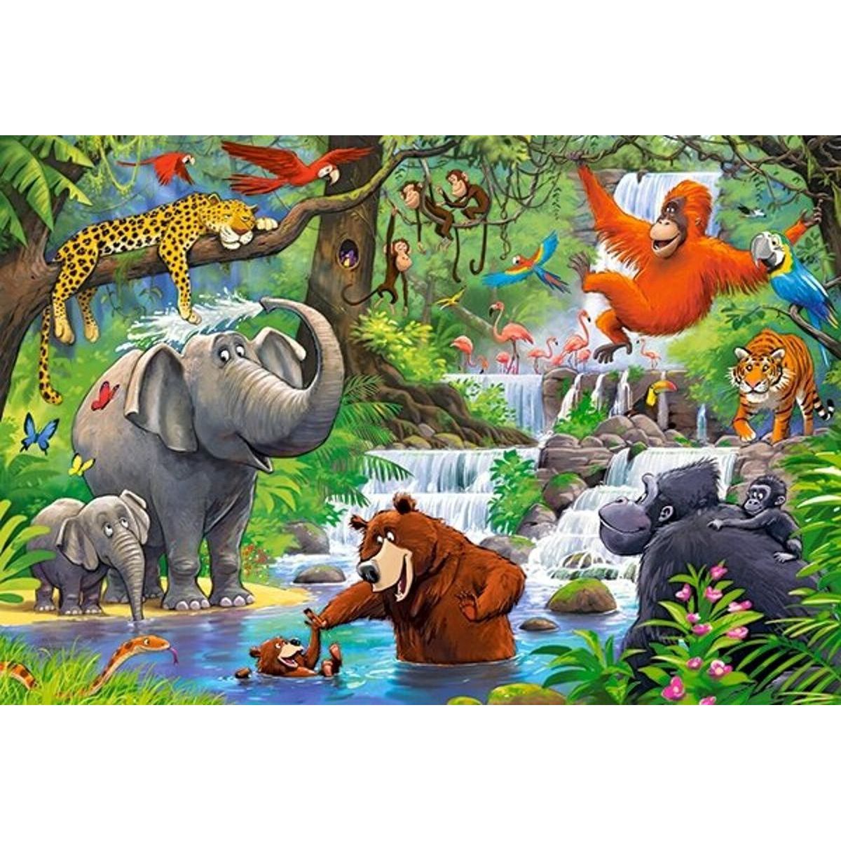 Castorland Puzzle maxi Zvieratá z džungle 40 dielikov | 4KIDS.sk