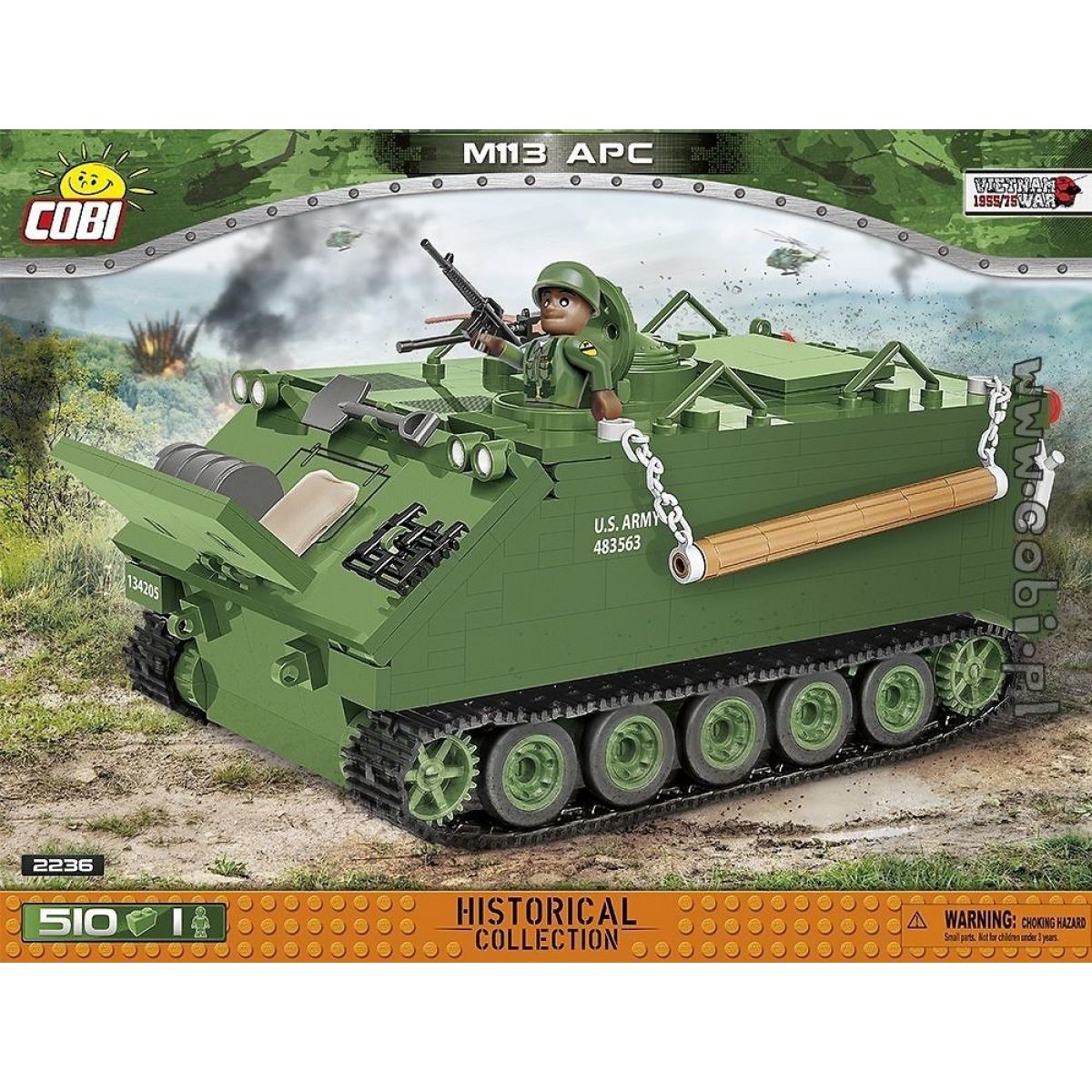 Cobi 2236 Malá armáda M113 armored personnel carrier (APC) | 4KIDS.sk