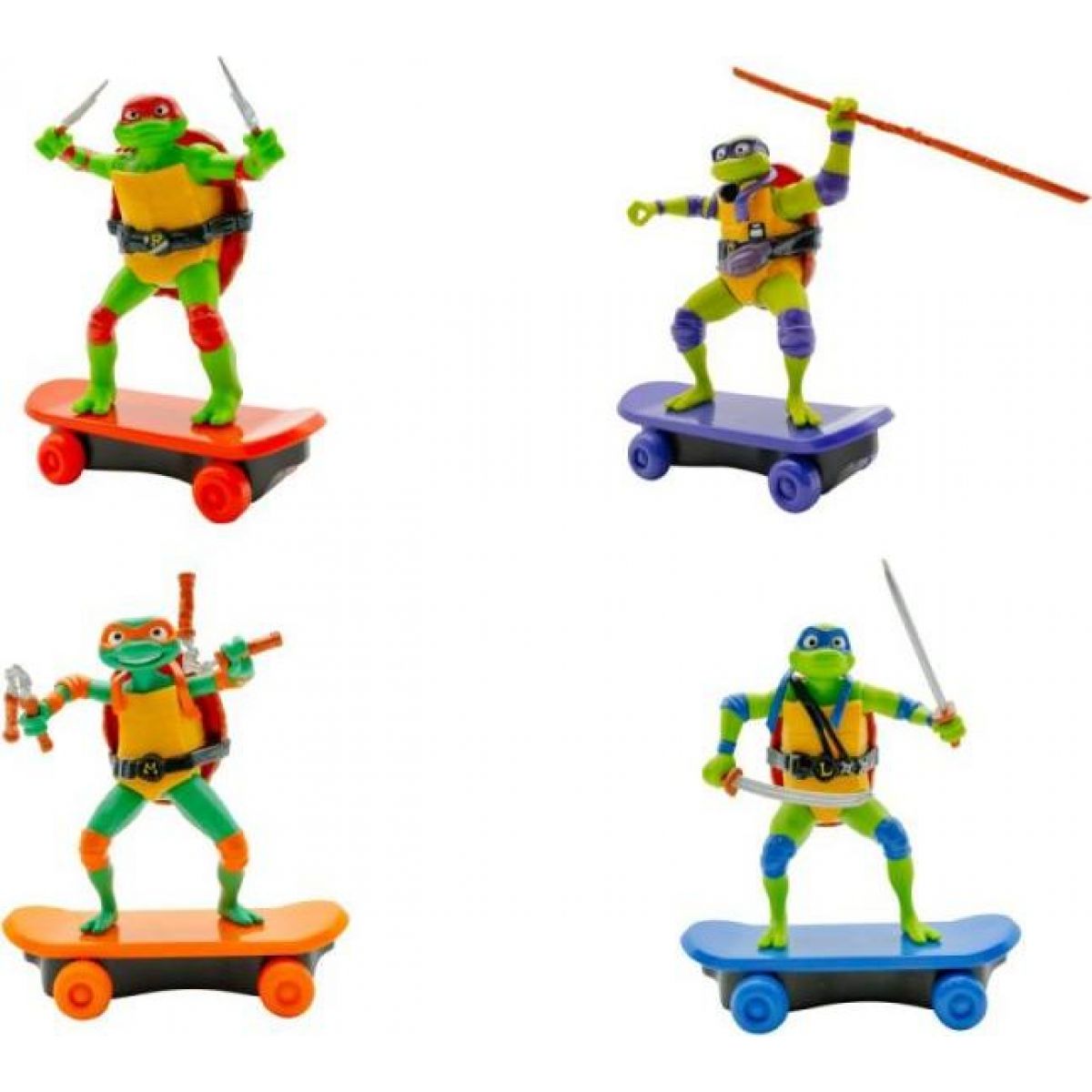 Funrise Korytnačky Ninja na skejte Sewer Shredders Movie Donatello ...