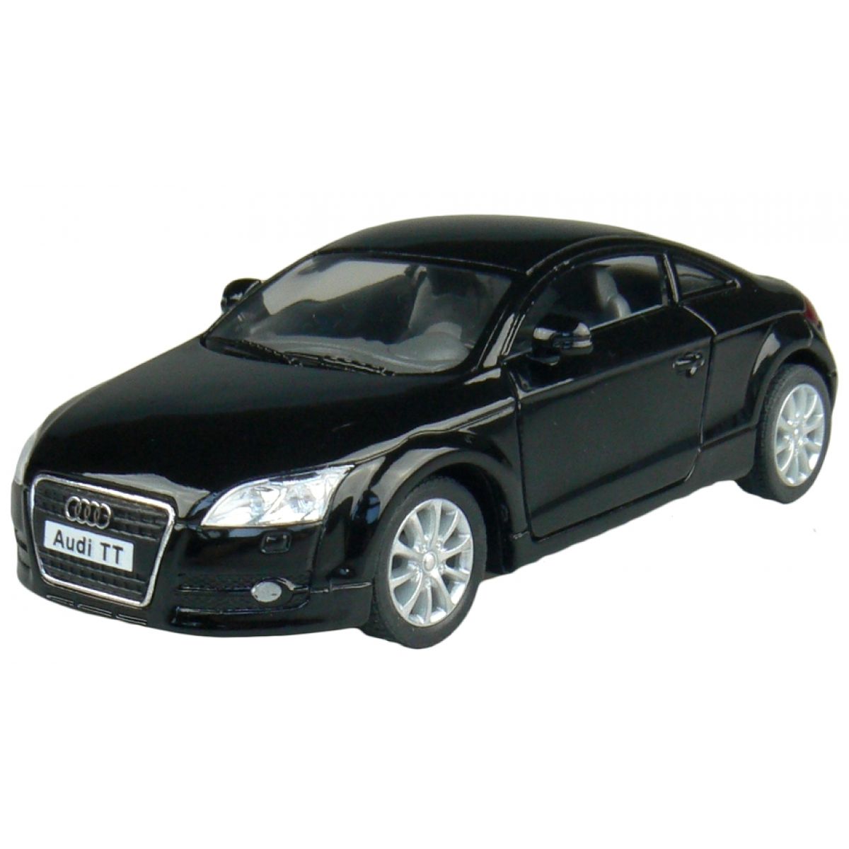 Kinsmart Auto Audi TT Coupé na zpětné natažení 13cm - Černá | 4KIDS.sk