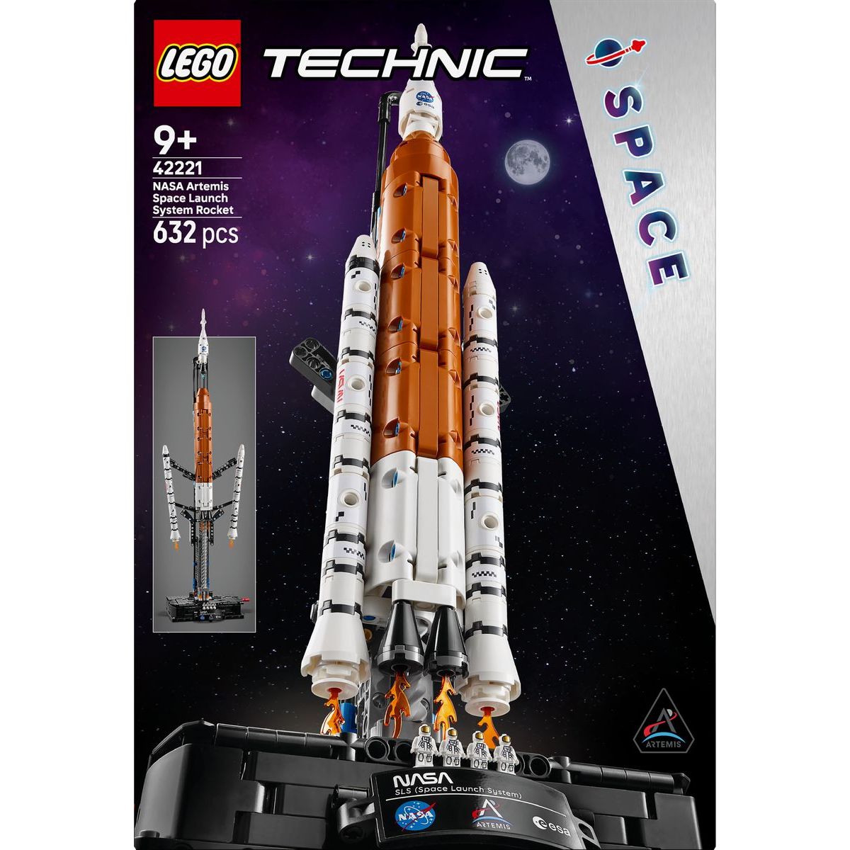 LEGO® 42221 Raketa NASA Artemis Space Launch System | 4KIDS.sk