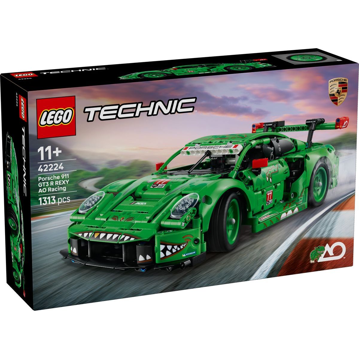 LEGO® 42224 Auto Porsche 911 GT3 R REXY AO Racing | 4KIDS.sk