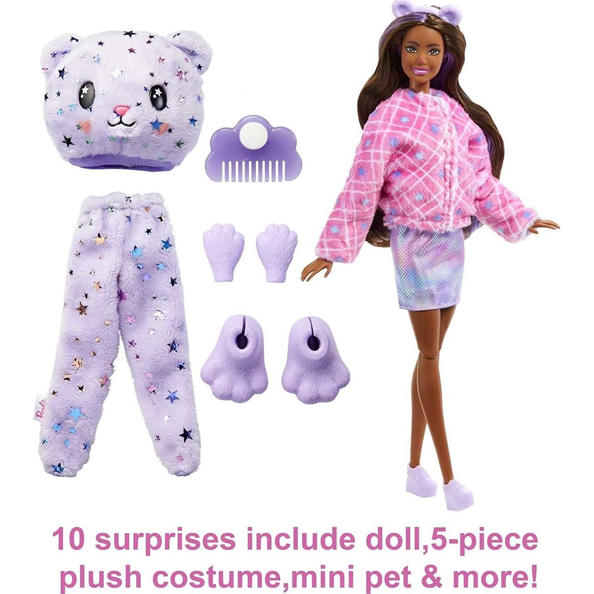 Mattel Barbie Cutie Reveal zima bábika séria 4 medvedík Teddy | 4KIDS.sk
