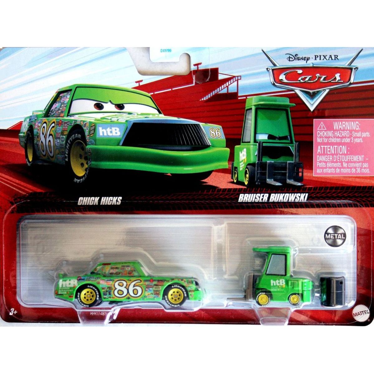 Mattel Cars 3 auta 2 ks Chick Hicks a Bruiser Bukowski | 4KIDS.sk
