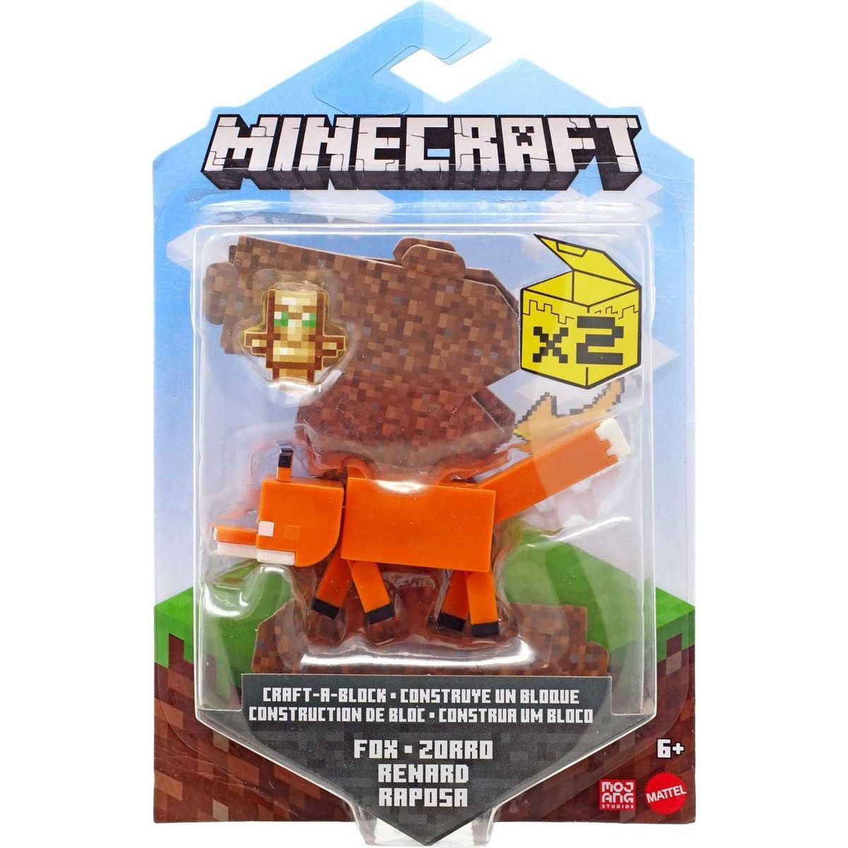 Mattel Minecraft 8 cm figurka Fox | 4KIDS.sk