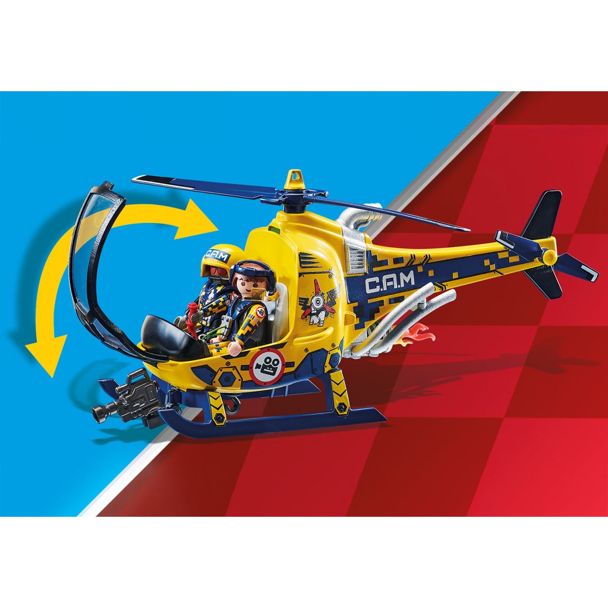 PLAYMOBIL® 70833 Air Stuntshow Helikoptéra s filmovou posádkou | 4KIDS.sk