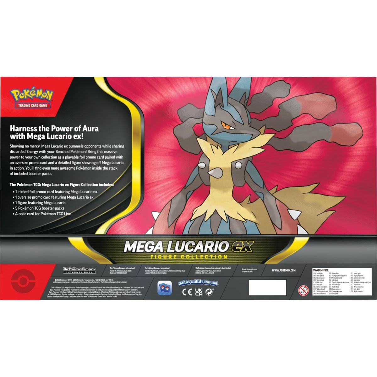 Pokémon TCG: Mega Lucario ex Figure Collection | 4KIDS.sk