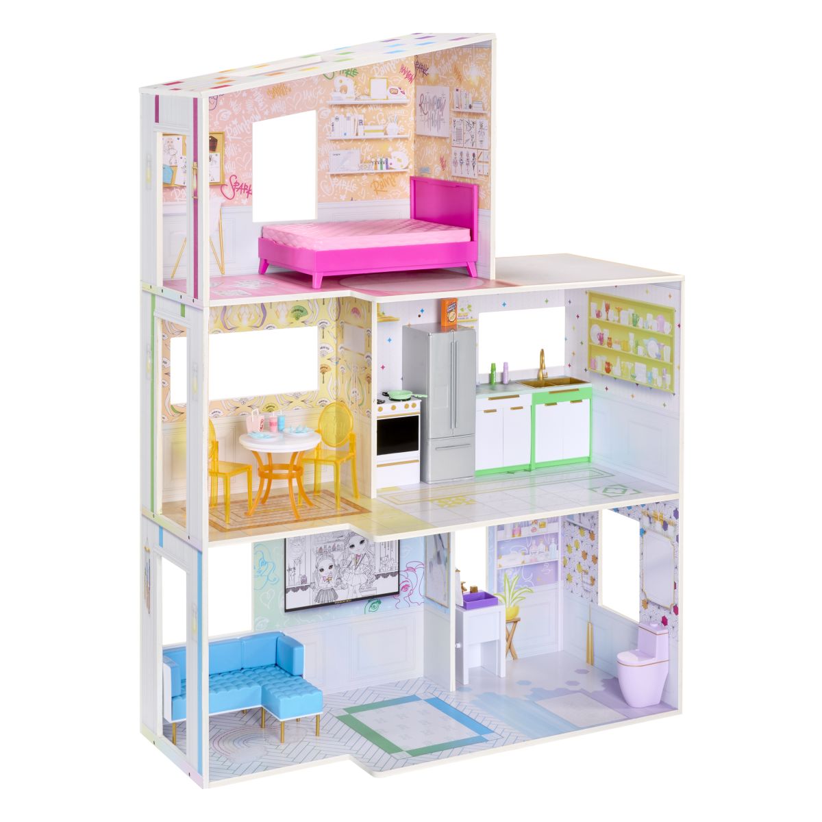 Rainbow High Color dom - Poškodený obal | 4KIDS.sk