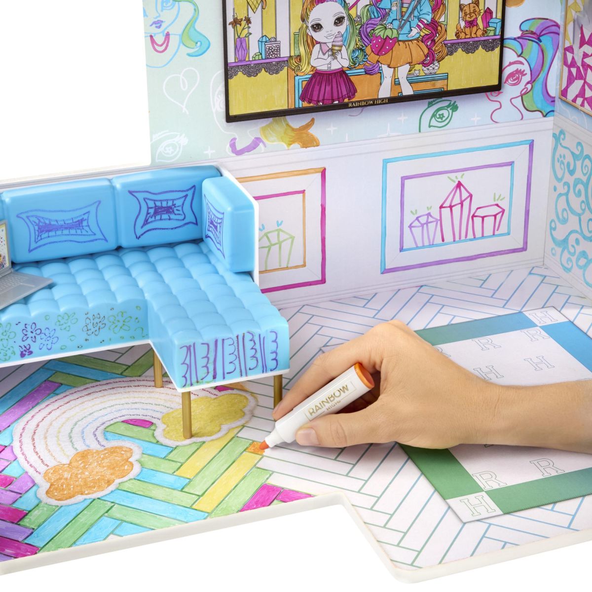 Rainbow High Color dom - Poškodený obal | 4KIDS.sk