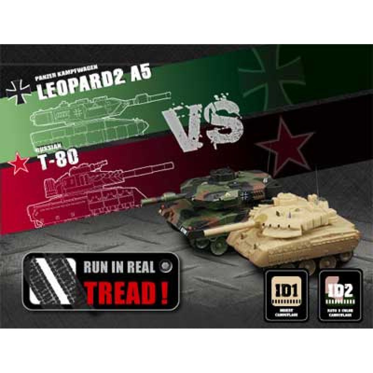 VsTank R Double Leopard2 NATO vs.T80 Des. | 4KIDS.sk
